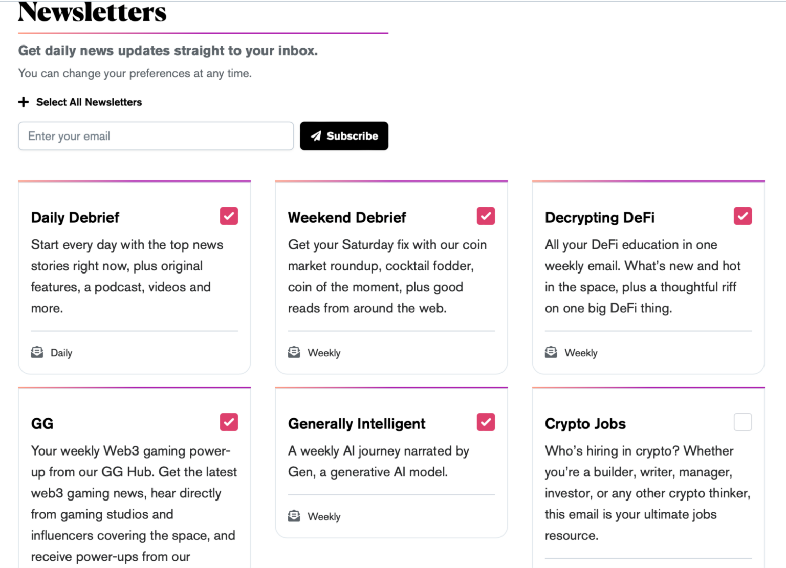 Best Crypto Newsletter: List of Free and Paid Newsletters - Paybis Blog