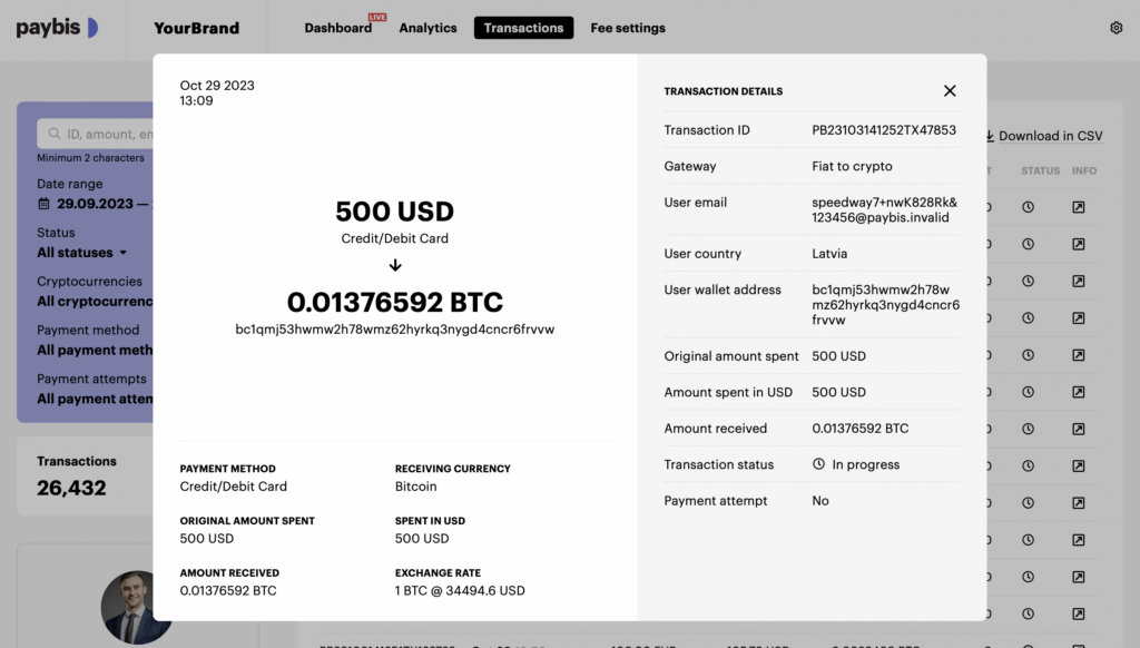 How to Search for Transaction IDs on Paybis Portal - Paybis Blog